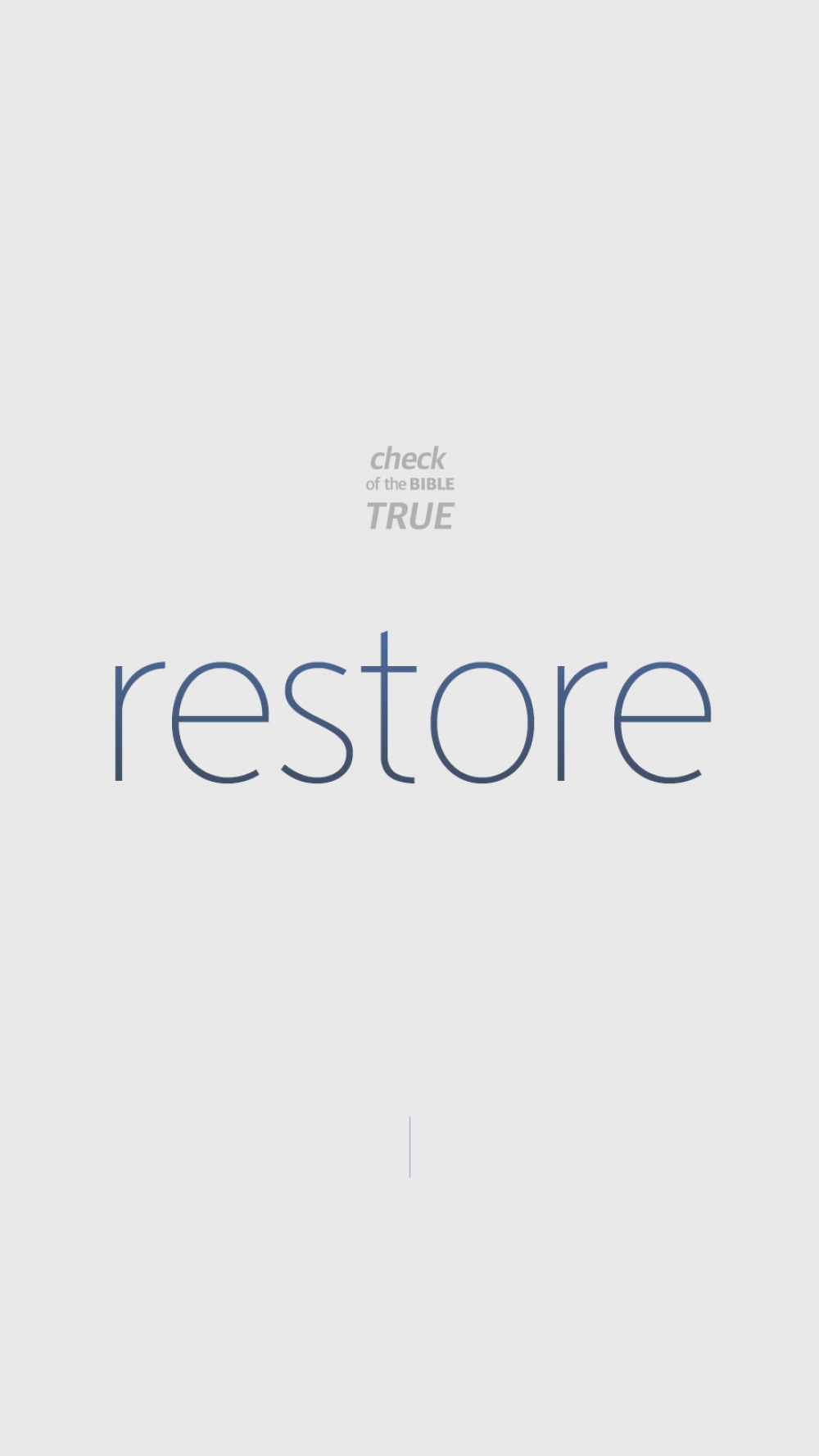 restore